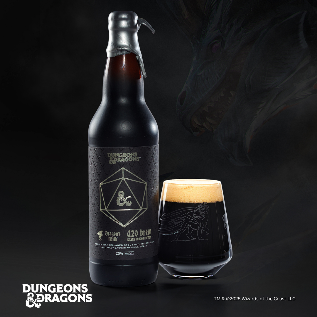 Dungeons & Dragons x Dragon's Milk d20 Brew Dice Tower